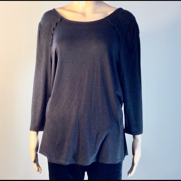 dressbarn | Tops | Dressbarn Black Toptunic | Poshmark